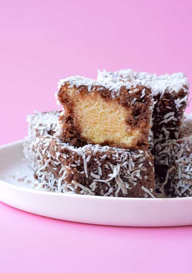 Easy Homemade Lamingtons - Sweetest Menu