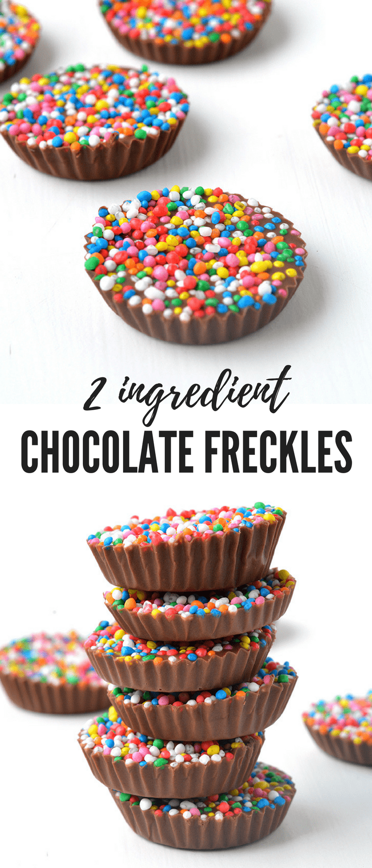 Homemade Chocolate Freckles - Sweetest Menu