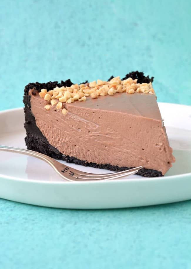 Nutella Oreo Cheesecake (No Bake) - Sweetest Menu