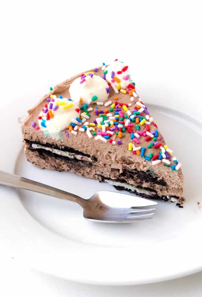 Birthday Cake Oreo Icebox Cake - Sweetest Menu