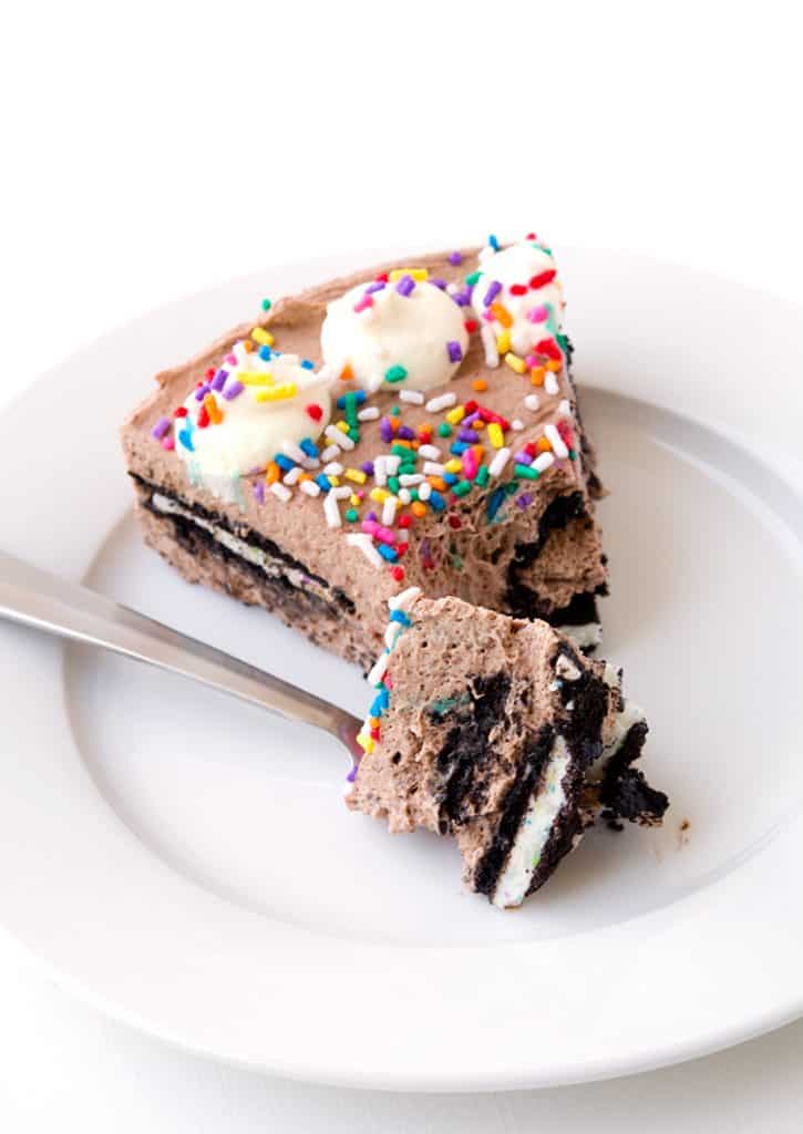 Birthday Cake Oreo Icebox Cake - Sweetest Menu