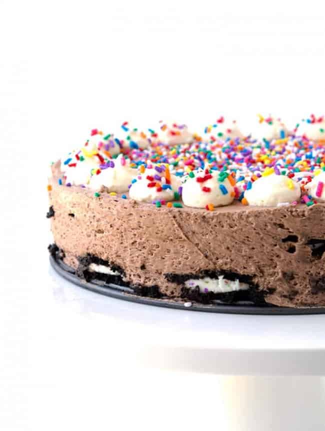 Birthday Cake Oreo Icebox Cake - Sweetest Menu