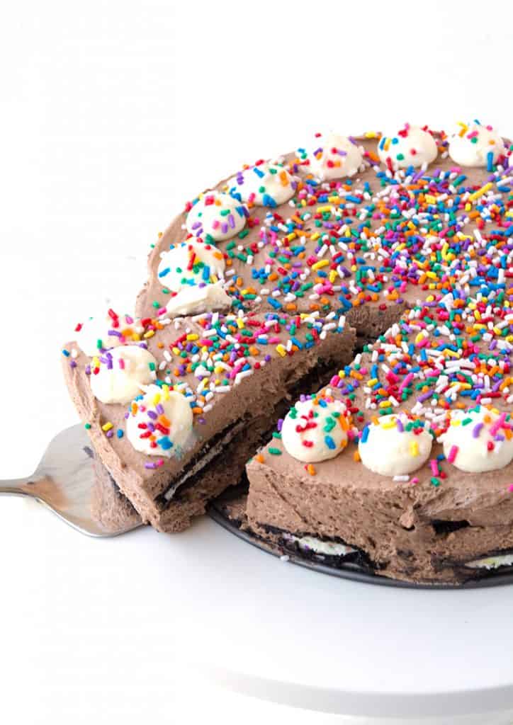 Birthday Cake Oreo Icebox Cake - Sweetest Menu