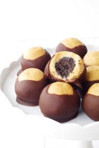 Peanut Butter Oreo Buckeyes - Sweetest Menu