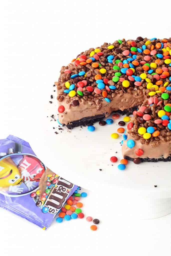Crunchy Chocolate Milkshake Ice Cream Cake - Sweetest Menu Crunchy Chocolate Milkshake Ice Cream Cake - Sweetest Menu