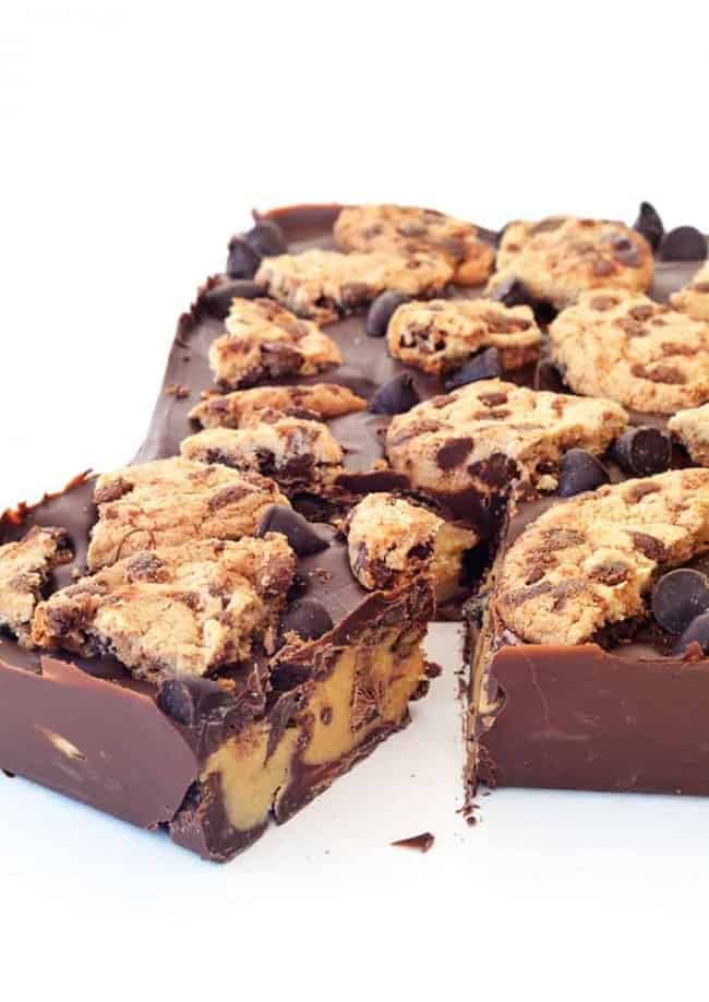 Cookie Dough Stuffed Chocolate Bar - Sweetest Menu