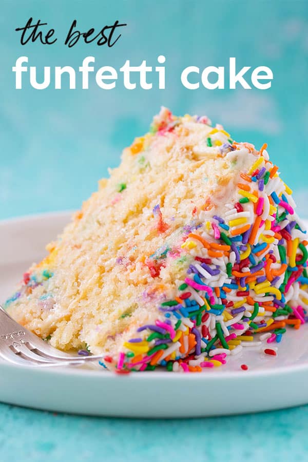 The BEST Funfetti Cake (Ultimate Birthday Cake)- Sweetest Menu