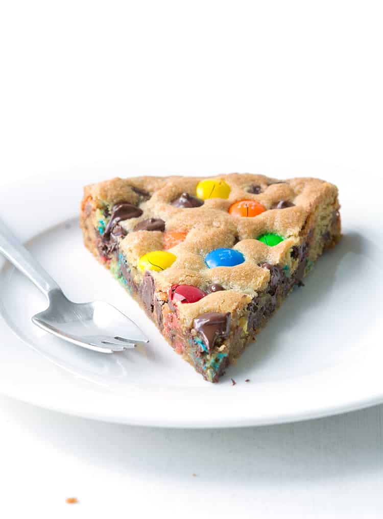 M&M Candy Cookie Pie - Sweetest Menu