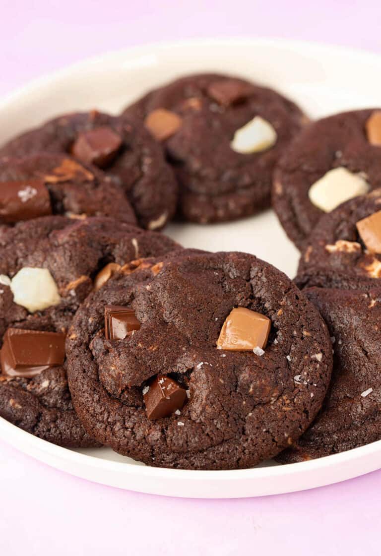 The BEST Triple Chocolate Cookies - Sweetest Menu