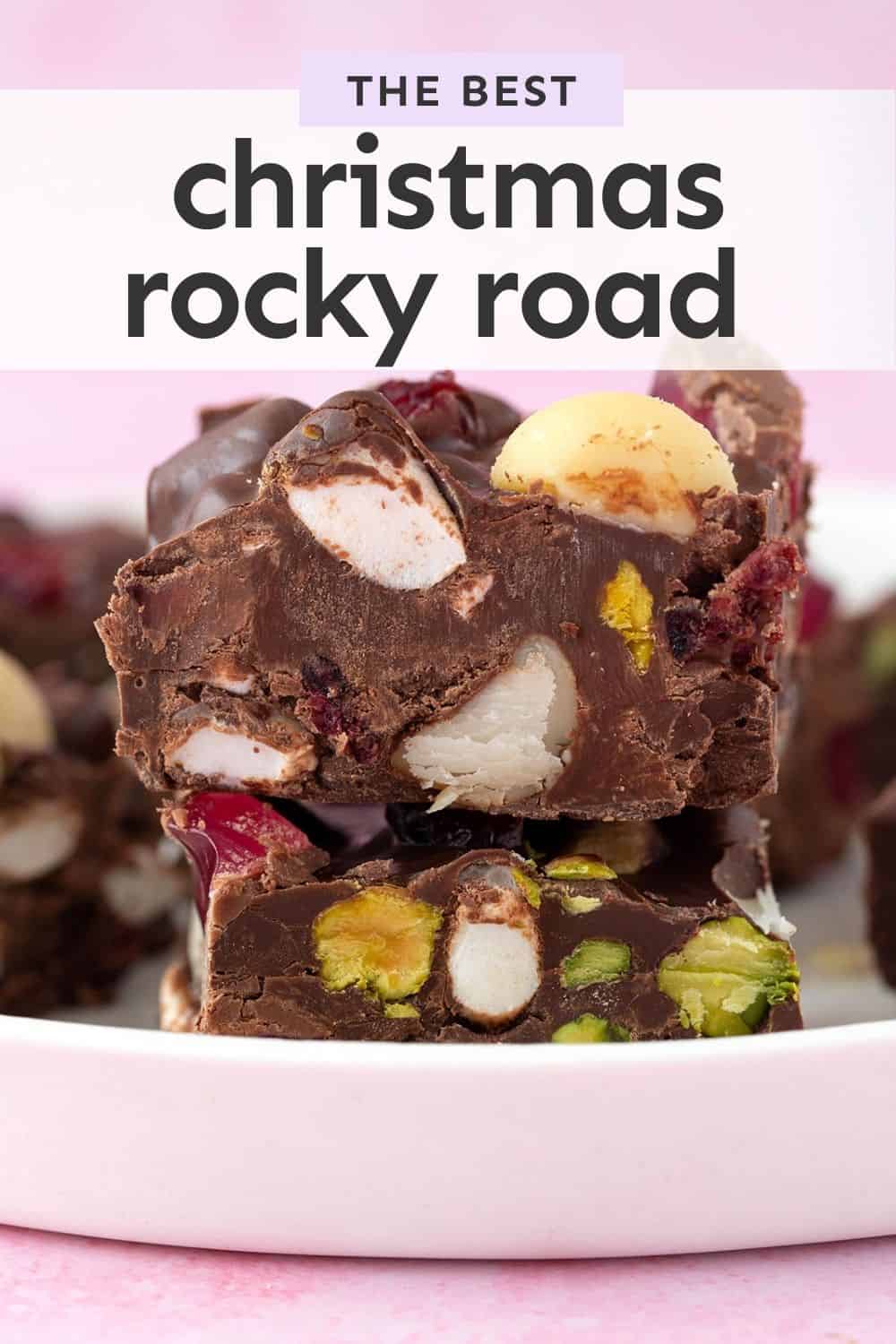 Easy Christmas Rocky Road - Sweetest Menu