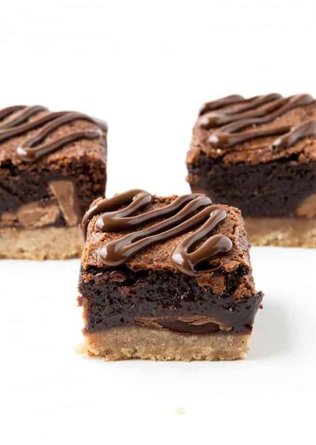 Gingerbread Chocolate Brownies - Sweetest Menu