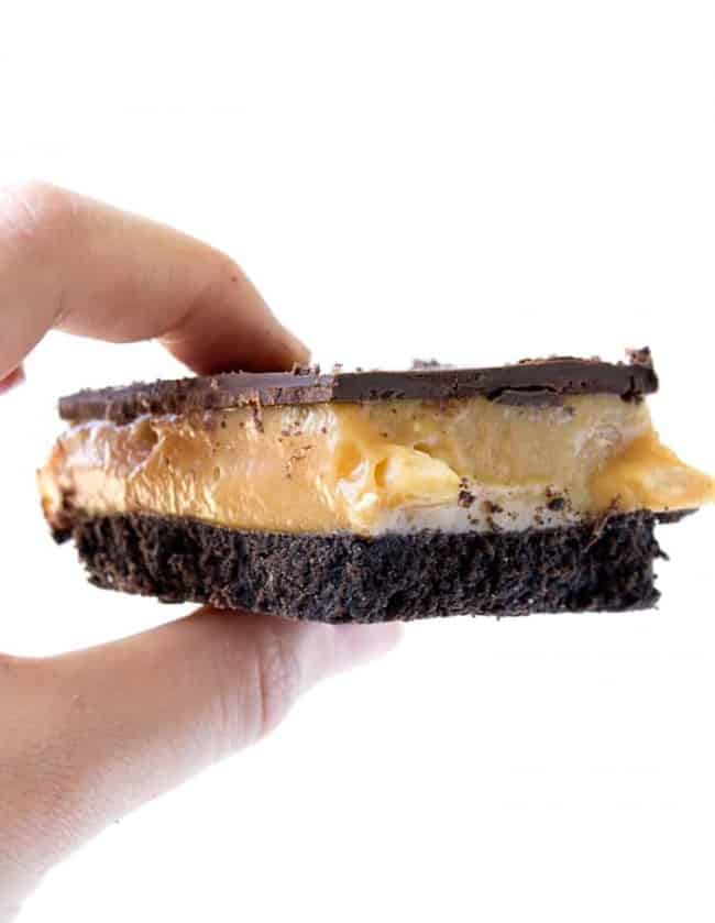 Easy Snickers Oreo Bars - Sweetest Menu