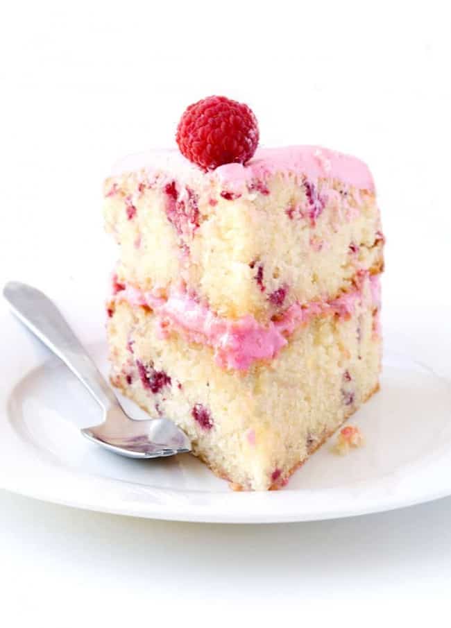White Chocolate Raspberry Layer Cake - Sweetest Menu