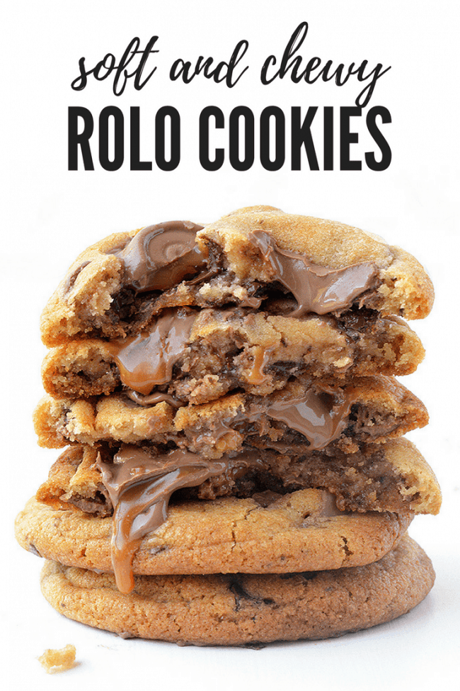 Soft and Chewy Rolo Cookies - Sweetest Menu