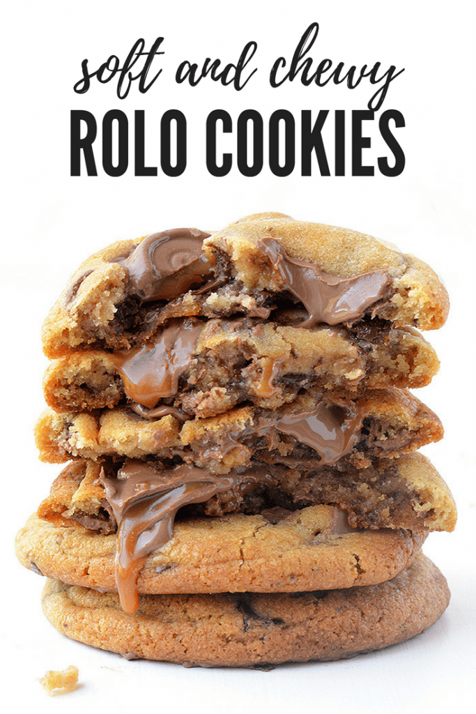 Soft and Chewy Rolo Cookies - Sweetest Menu