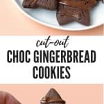 Chocolate Gingerbread Cookies - Sweetest Menu