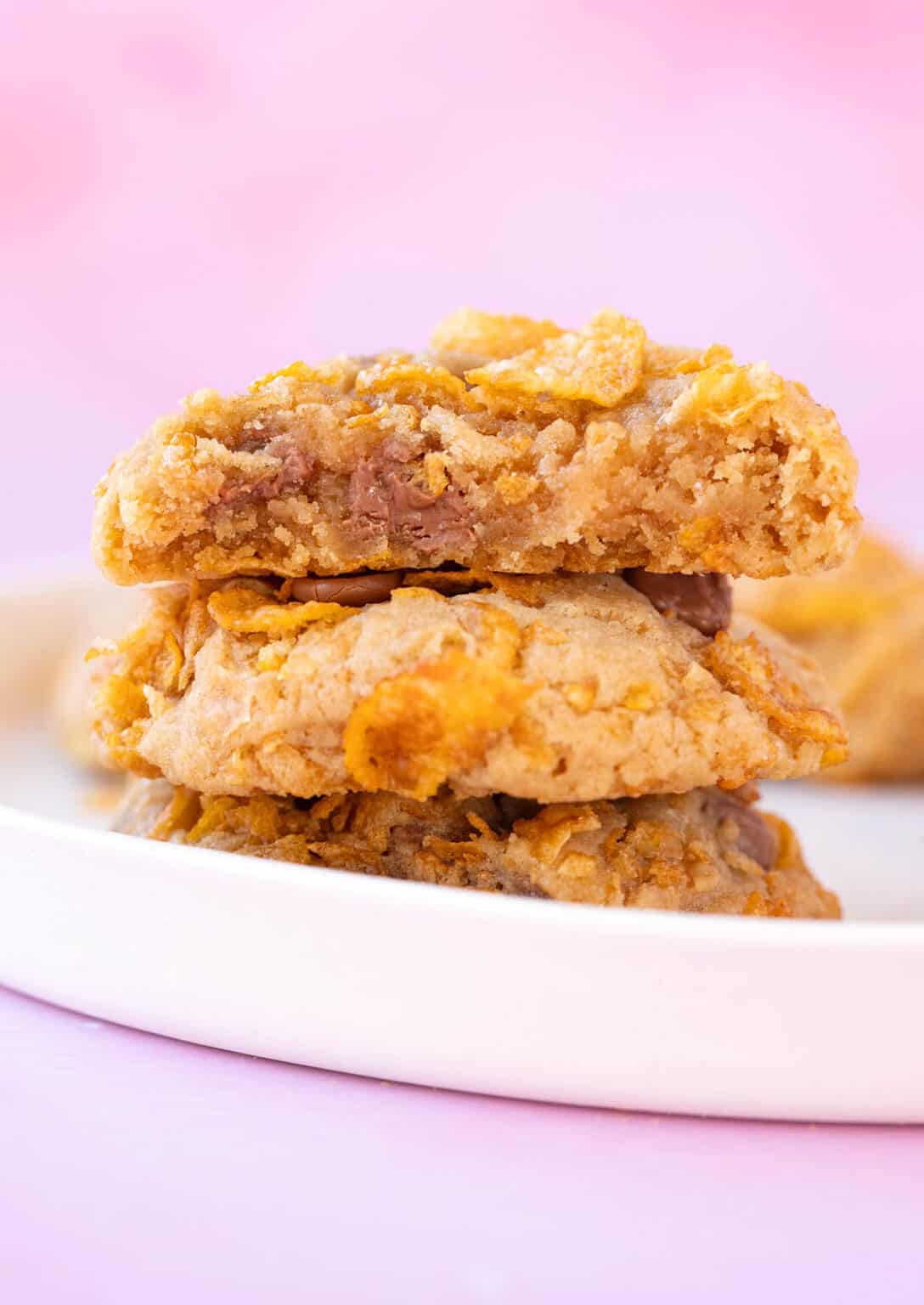 Easy Cornflake Cookies (Thick and Chewy) - Sweetest Menu