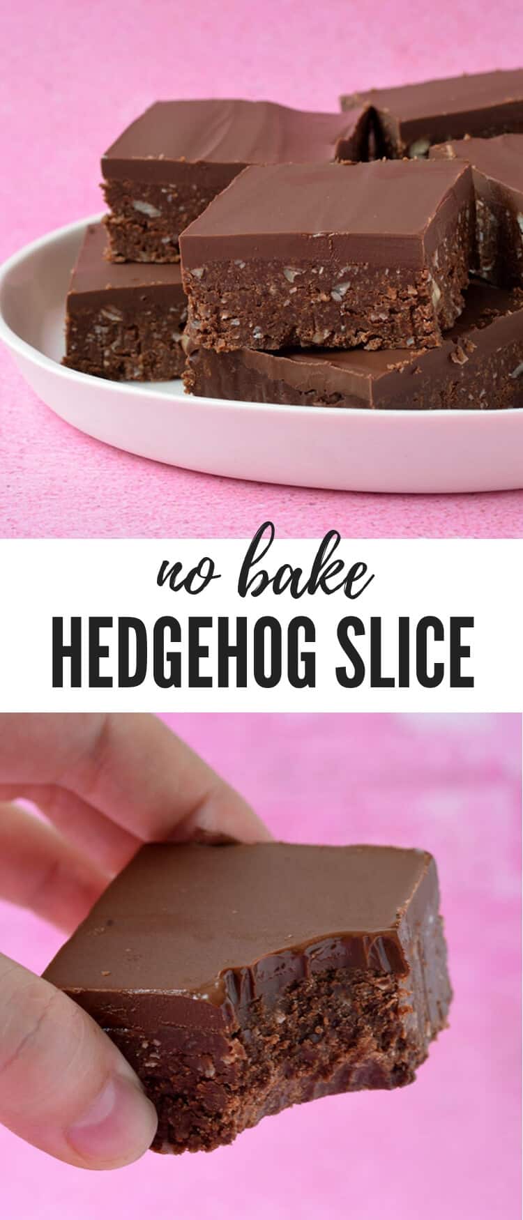 Easy Hedgehog Slice (No Bake) - Sweetest Menu