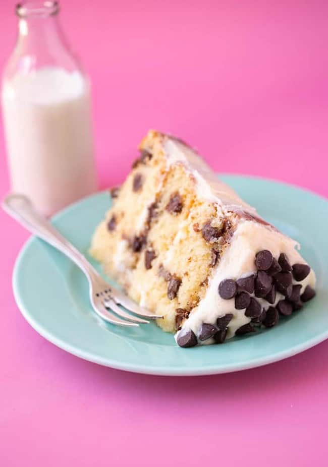 Chocolate Chip Cake (Soft and Moist) - Sweetest Menu