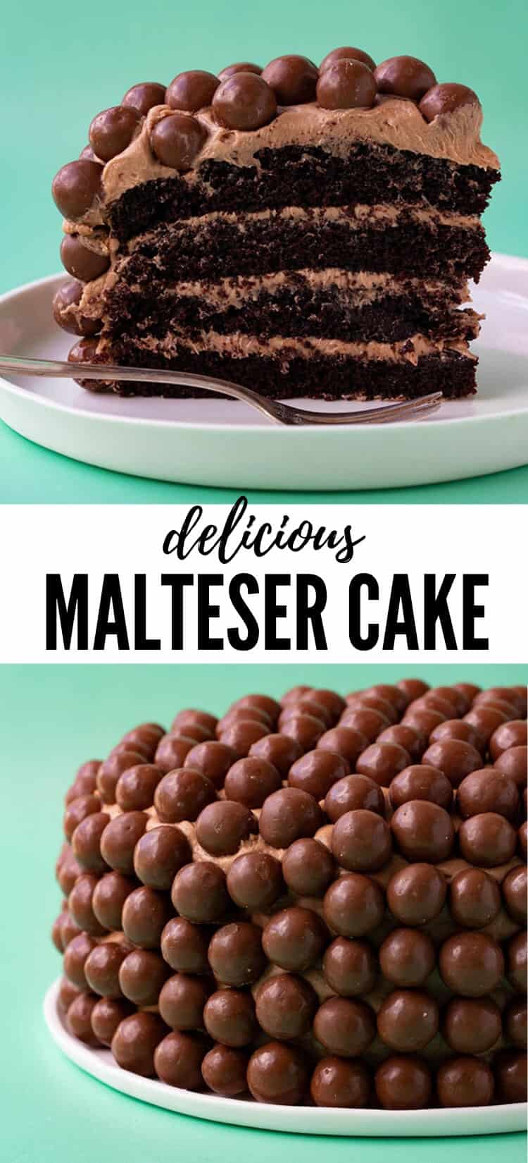 The BEST Malteser Cake - Sweetest Menu