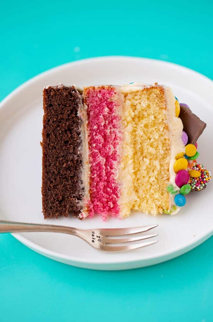 Neapolitan Cake (Quick And Easy) - Sweetest Menu