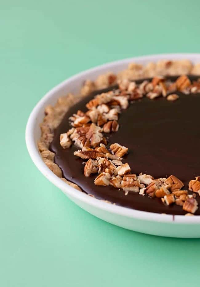 Turtle Pie (With Pecan Cookie Crust) - Sweetest Menu