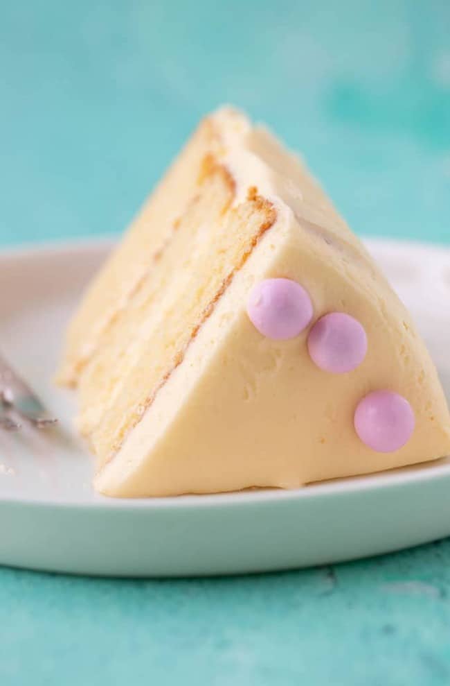 Easy Vanilla Cake Made From Scratch - Sweetest Menu