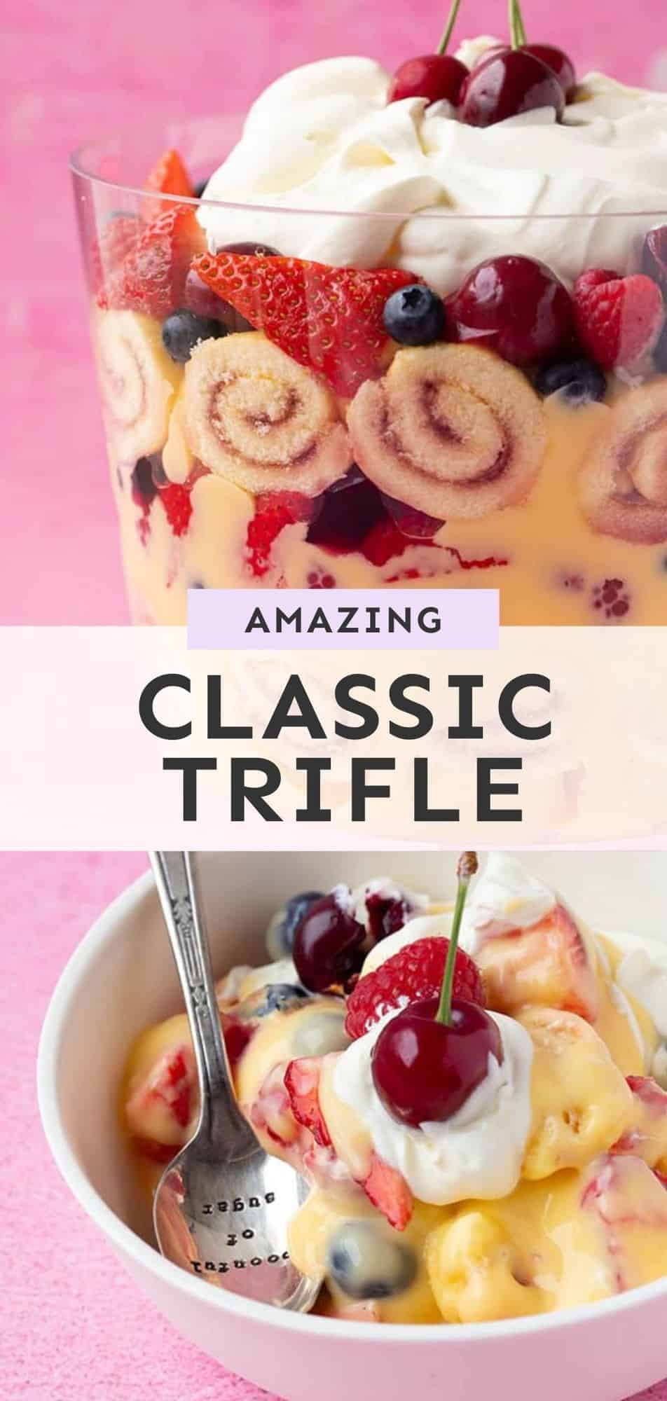 Best Ever Trifle (So Easy) - Sweetest Menu