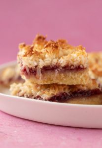 Perfect Coconut Jam Slice - Sweetest Menu