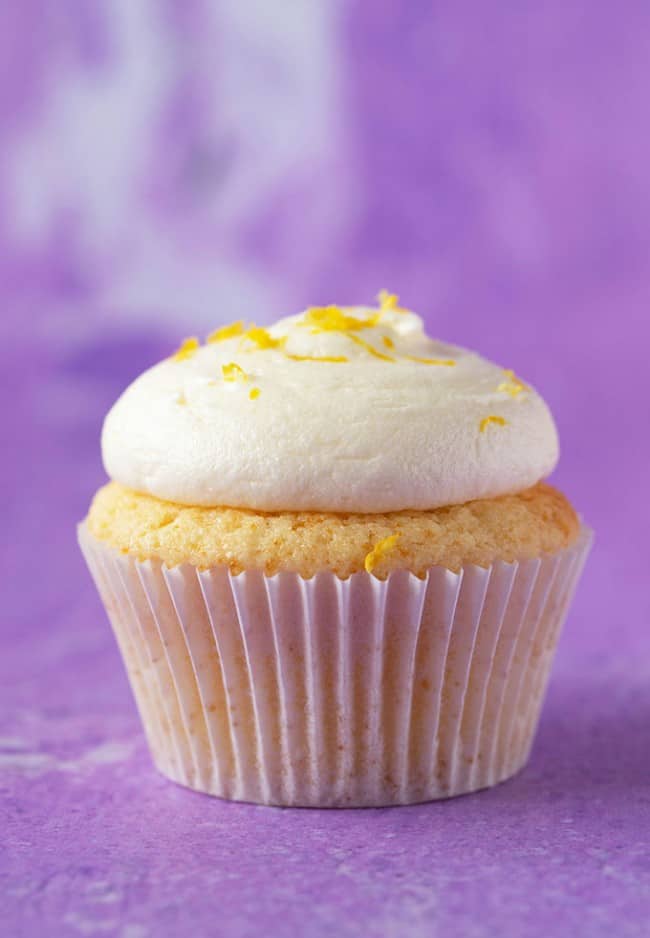 The Best Lemon Cupcakes Ever - Sweetest Menu
