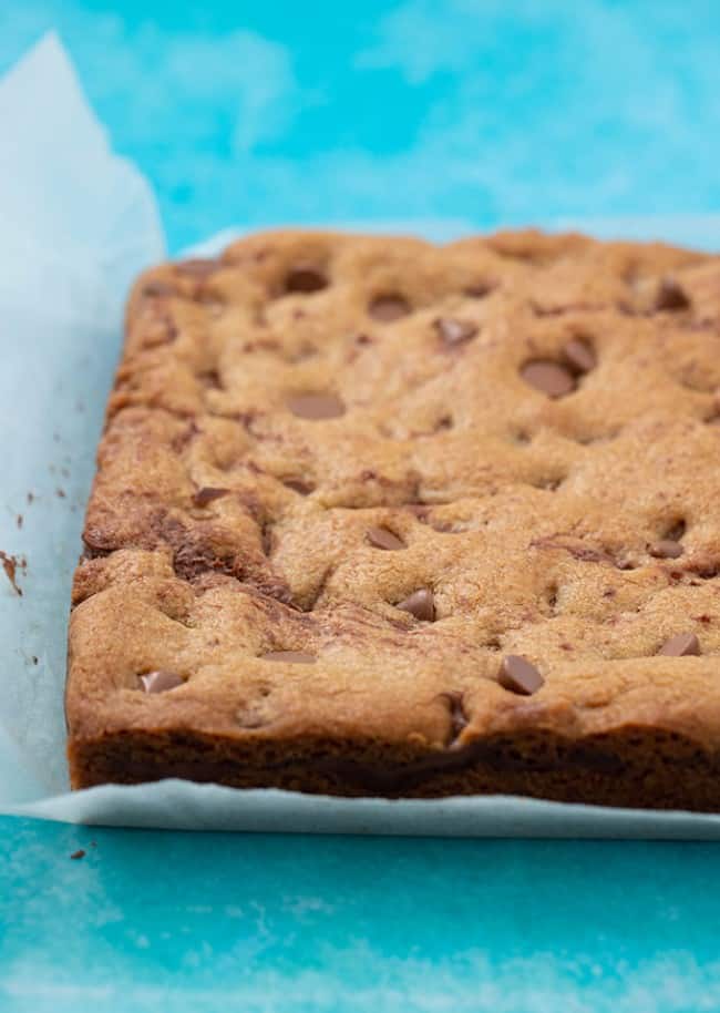 Best Ever Nutella Stuffed Cookie Bars - Sweetest Menu