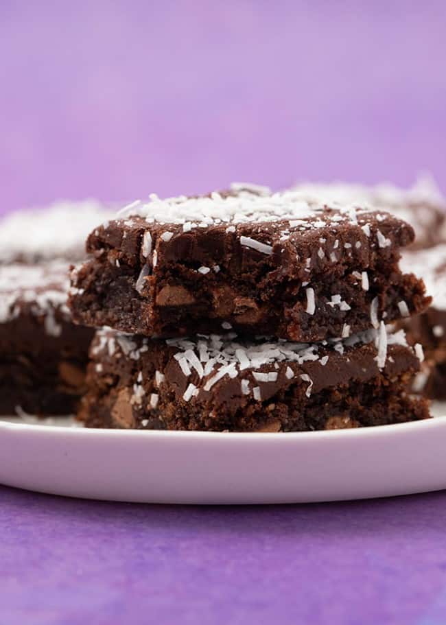 Amazing Chocolate Coconut Slice - Sweetest Menu