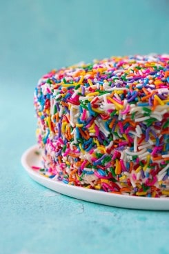 The BEST Funfetti Cake (Ultimate Birthday Cake)- Sweetest Menu