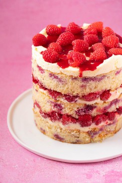 Amazing Raspberry Ripple Cake - Sweetest Menu