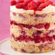 Amazing Raspberry Ripple Cake - Sweetest Menu
