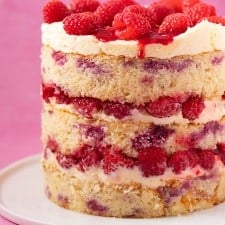 Amazing Raspberry Ripple Cake - Sweetest Menu