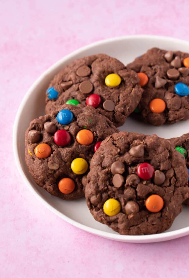 The BEST Chocolate Monster Cookies - Sweetest Menu