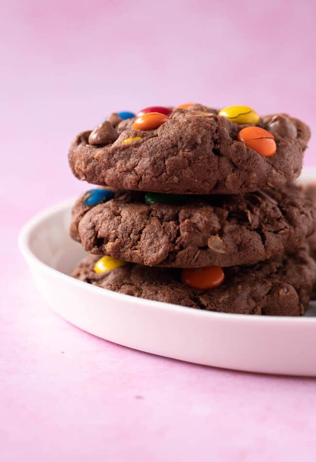 The BEST Chocolate Monster Cookies - Sweetest Menu