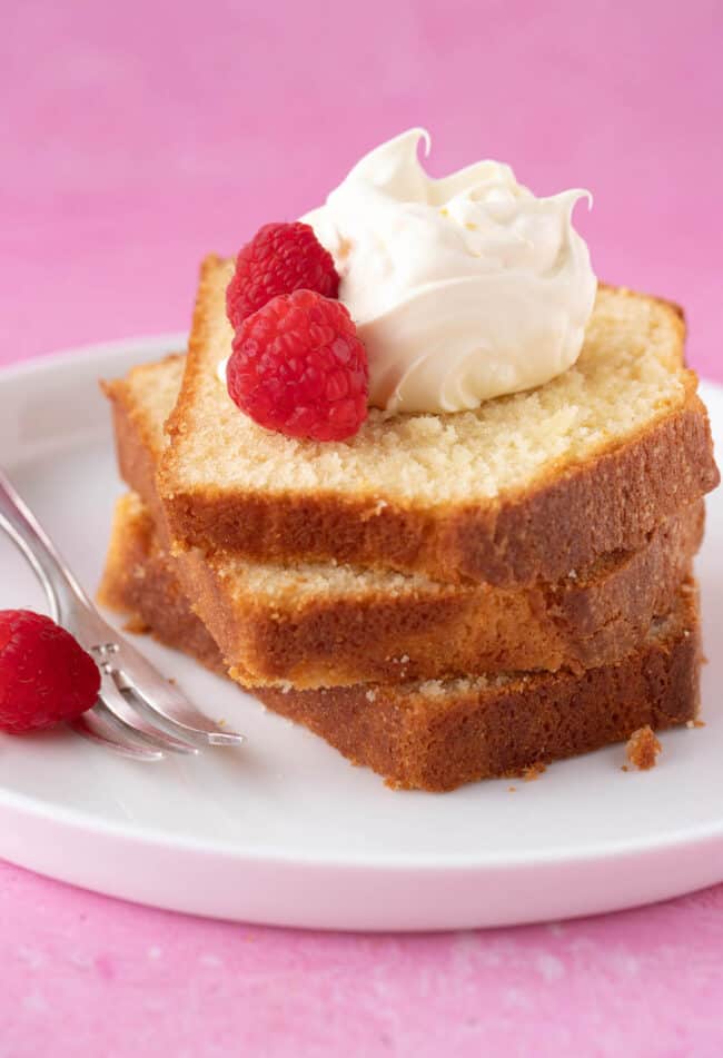 BEST EVER Pound Cake (Soft and Moist) - Sweetest Menu