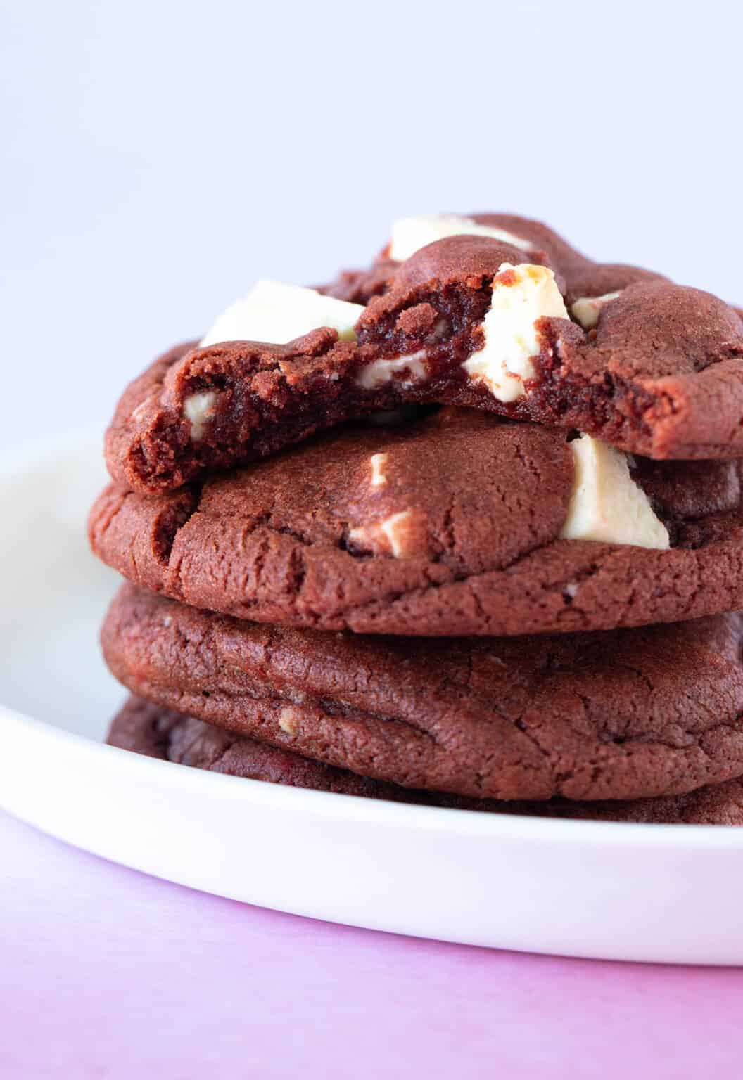 Red Velvet Cookies (Soft and Chewy) - Sweetest Menu