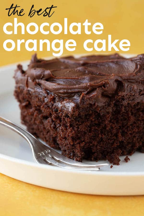 The BEST Chocolate Orange Cake - Sweetest Menu