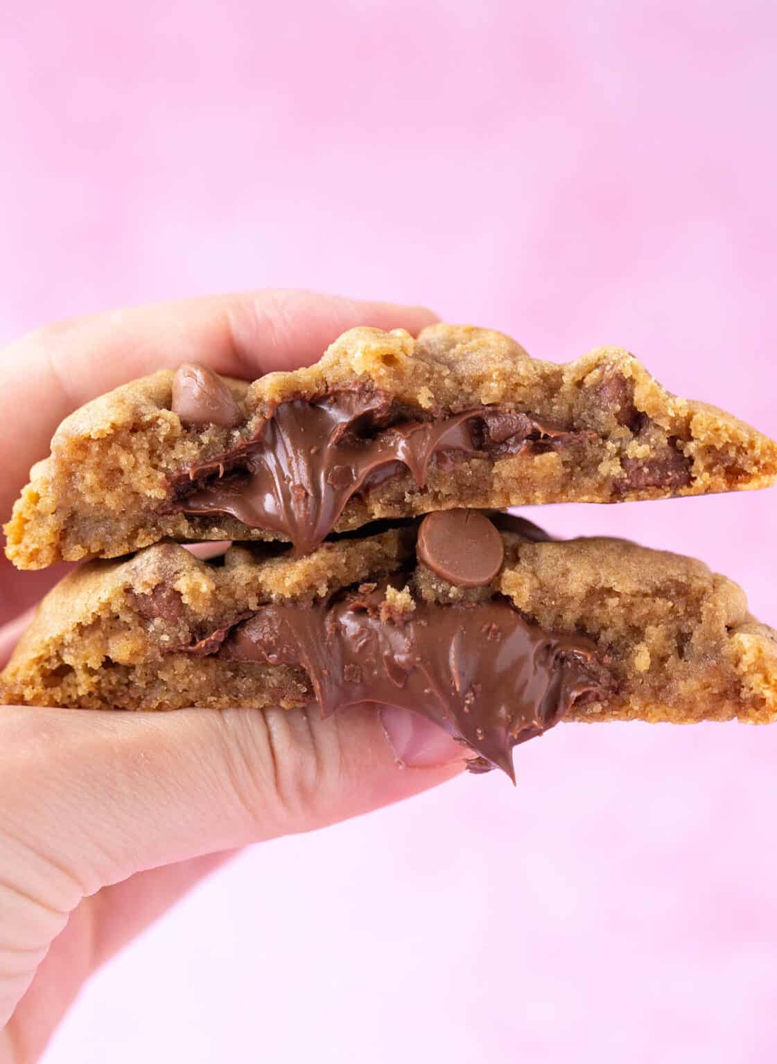 BEST Nutella Stuffed Cookies (New York Style) - Sweetest Menu