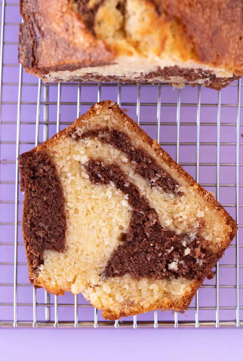 Easy Marble Cake (Using Just One Cake Batter) - Sweetest Menu