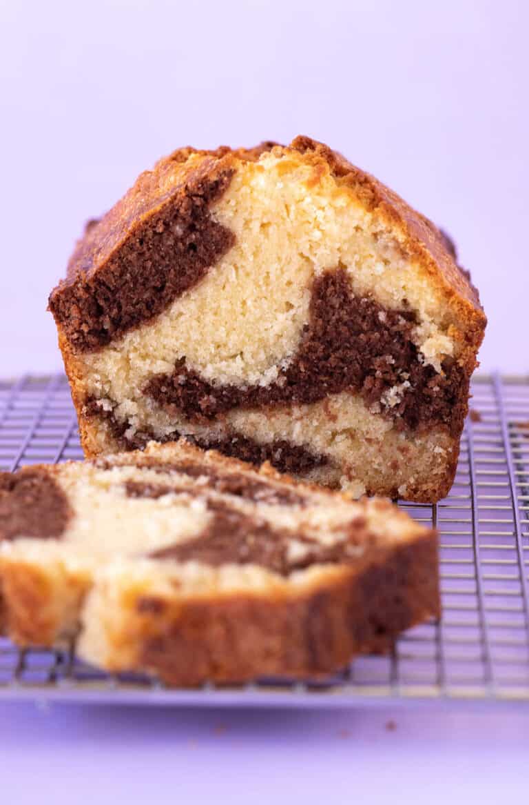 Easy Marble Cake (Using Just One Cake Batter) - Sweetest Menu