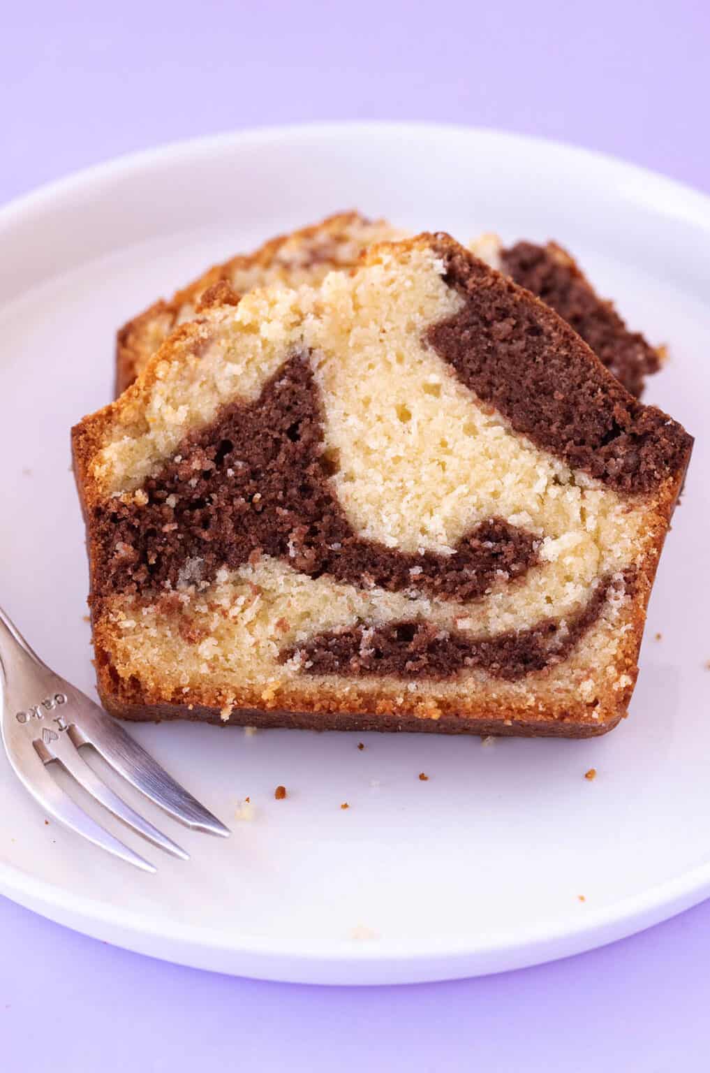 Easy Marble Cake (Using Just One Cake Batter) - Sweetest Menu