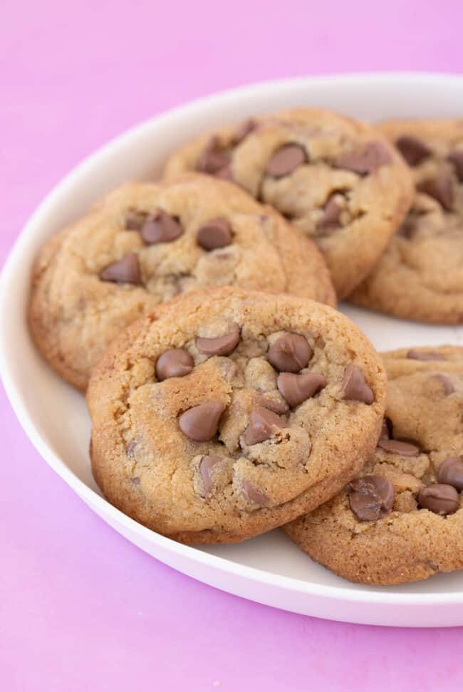 Small Batch Chocolate Chip Cookies (Makes SIX) - Sweetest Menu
