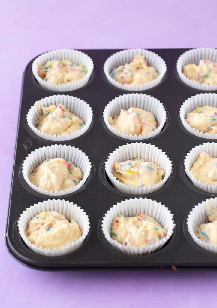 BEST Ever Funfetti Cupcakes - Sweetest Menu