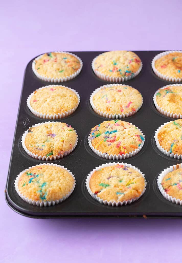BEST Ever Funfetti Cupcakes - Sweetest Menu