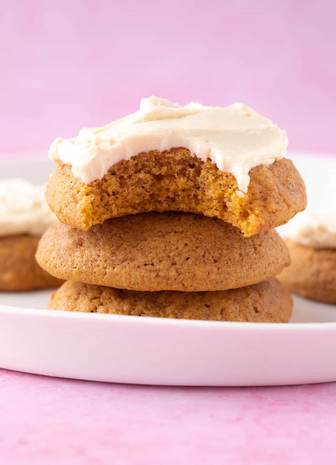Soft Pumpkin Cookies (Quick And Easy) - Sweetest Menu