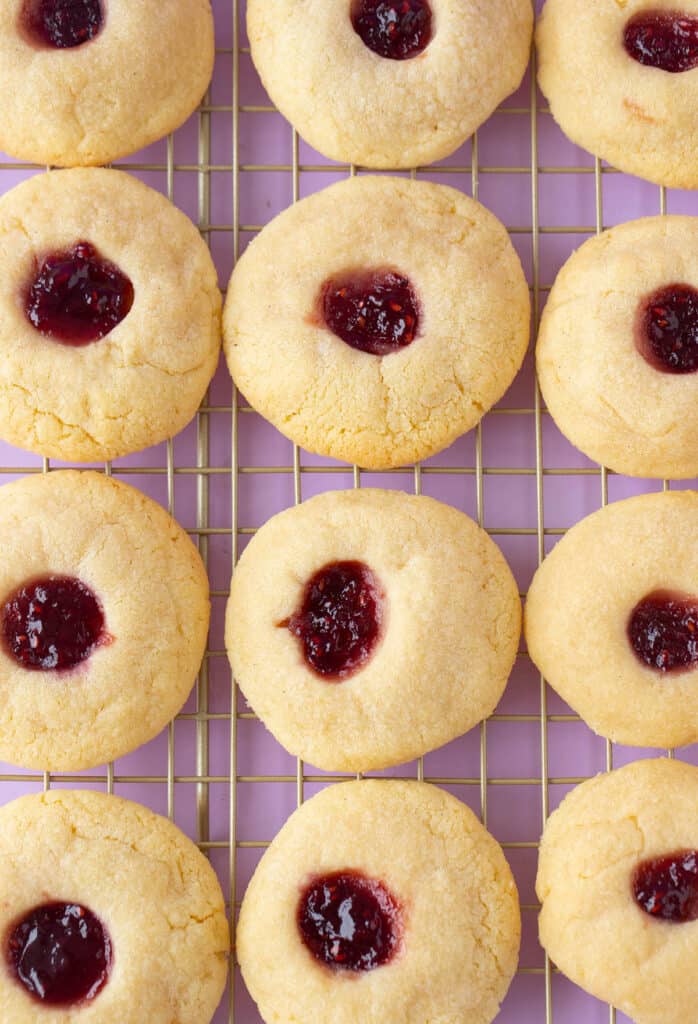 Perfect Jam Drops (Thumbprint Cookies) - Sweetest Menu